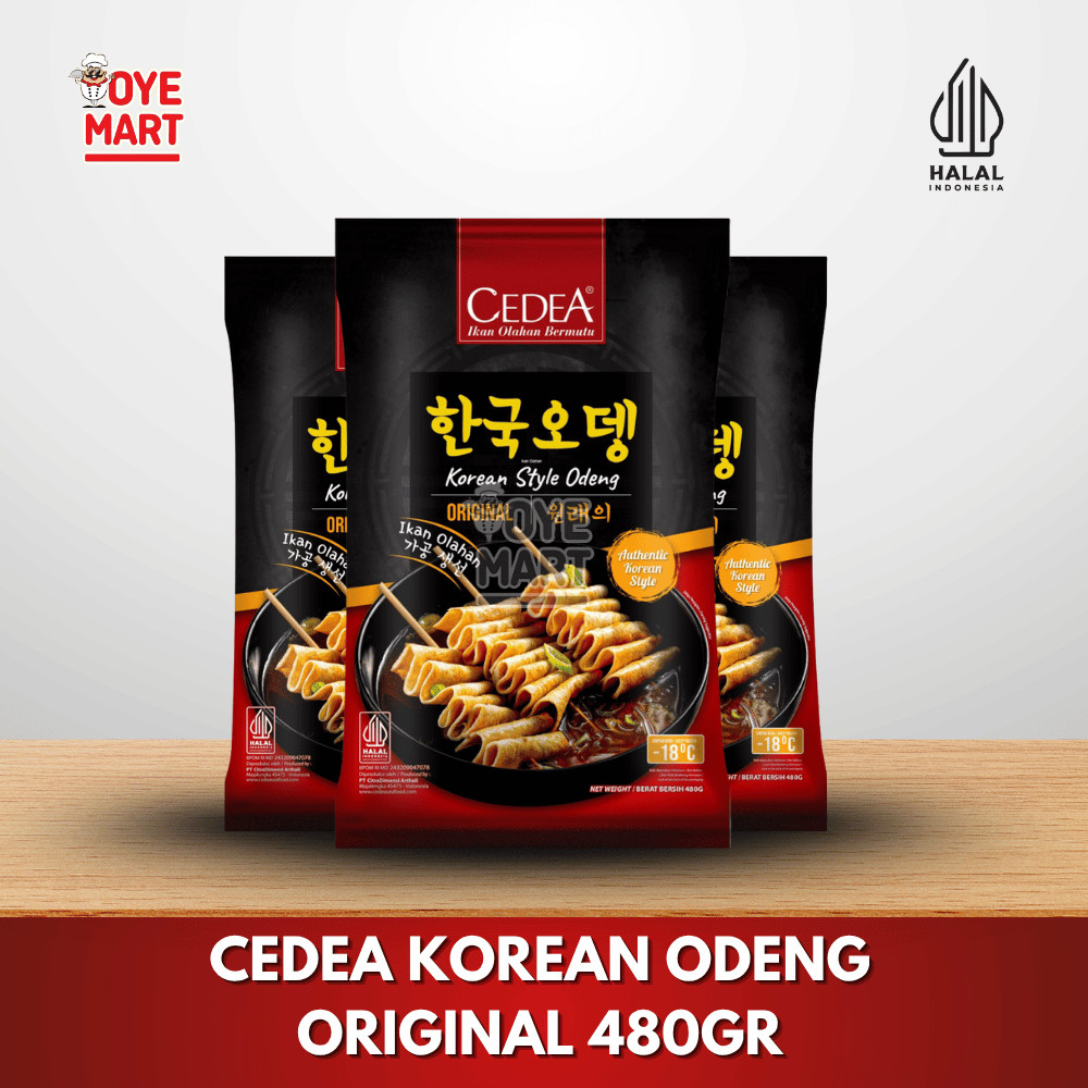 Jual CEDEA KOREAN ODENG ORIGINAL 480GR/CEDEA KOREAN STYLE EOMUK FISH ...