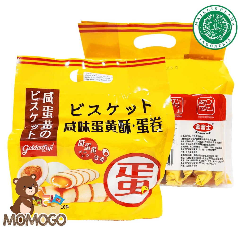 Jual GOLDEN FUJI EGG ROLL SALTED YOLK 228GR | Shopee Indonesia