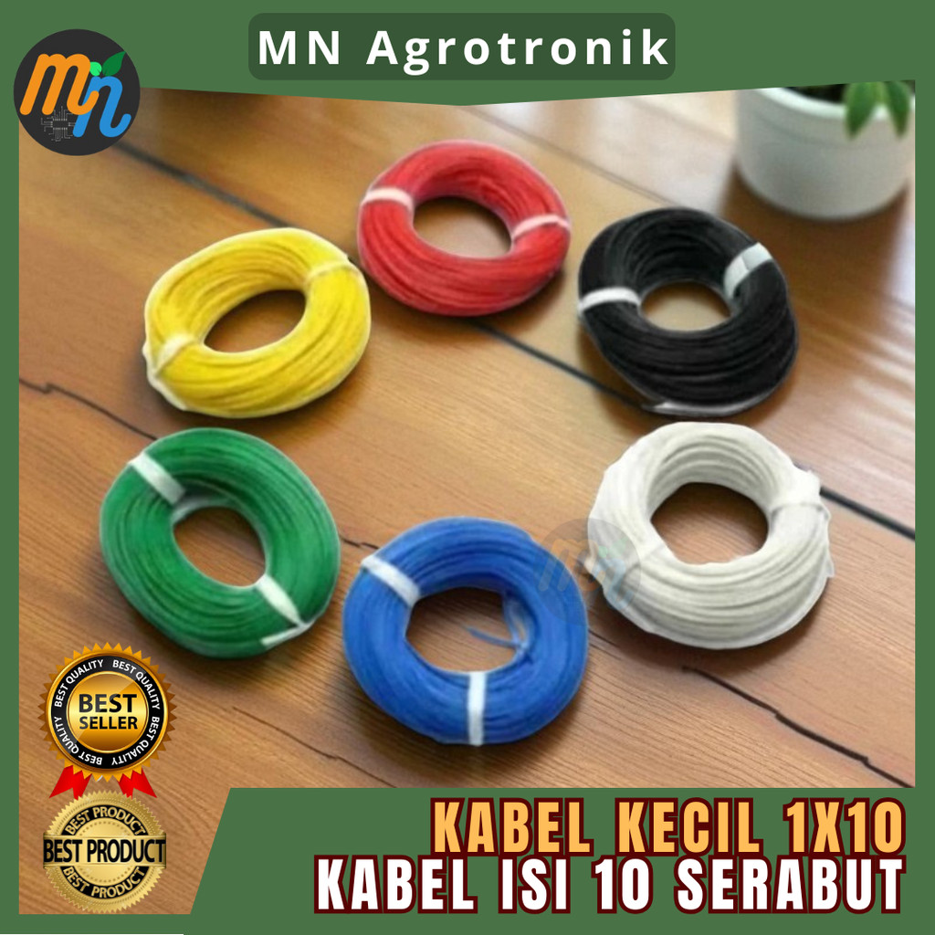 Jual Kabel Listrik Serabut 1x10 Ecer Berbagai Warna | Shopee Indonesia