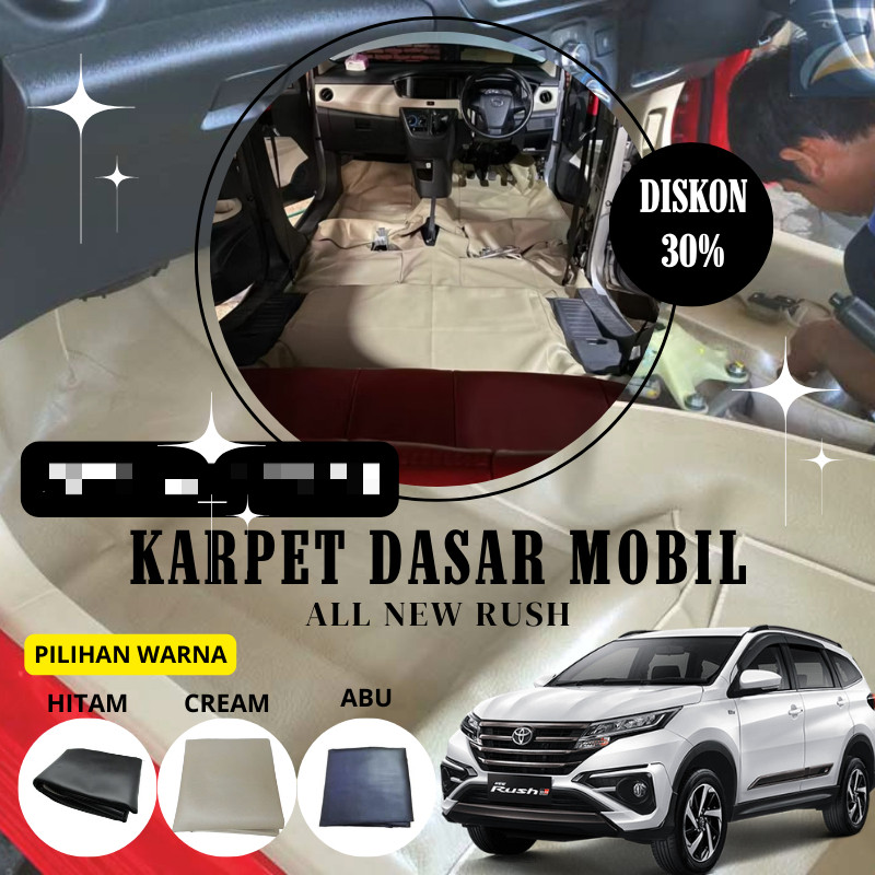 Jual Karpet Dasar Super Peredam Lantai Mobil All New RUSH/TERIOS 2018 ...