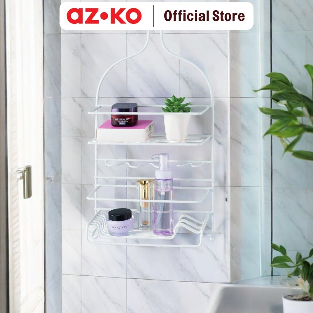Jual AZKO Stora Rak Dinding Kamar Mandi Ea-450022 - Putih Shower Wall ...