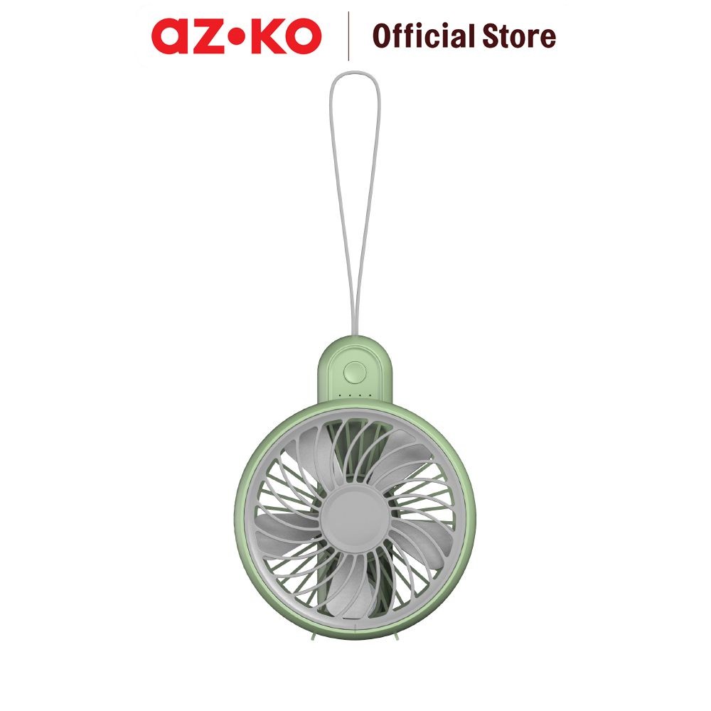 Jual AZKO Memoo Kipas Angin Portabel Rechargeable 2.000 Mah - Hijau ...
