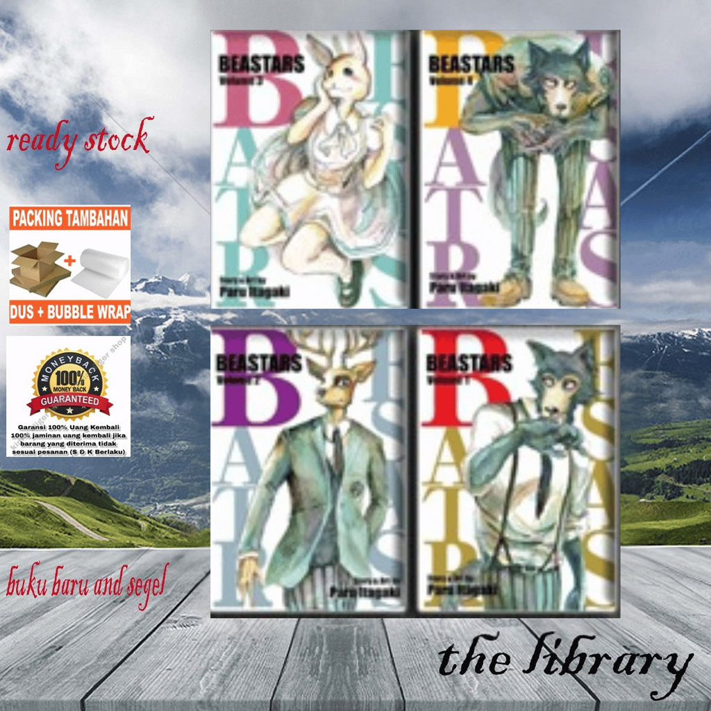 Jual Komik BEASTARS ( 22 book series ) By Paru Itagaki (English/Indonesia) | Shopee Indonesia