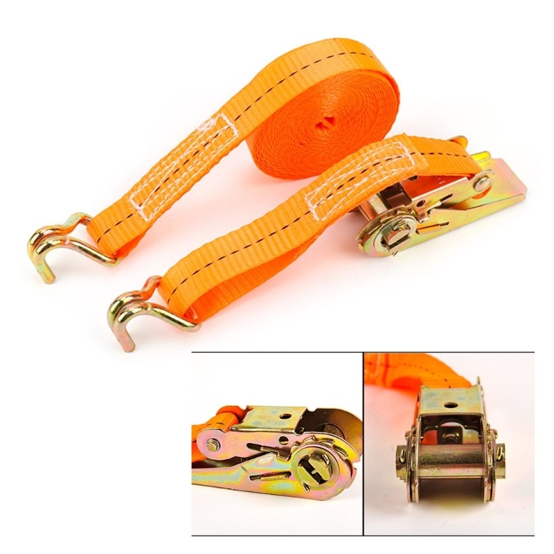 Jual 1'' Width Lashing Straps Cargo Tie-Down Strap 5/6/8/10M Strong ...