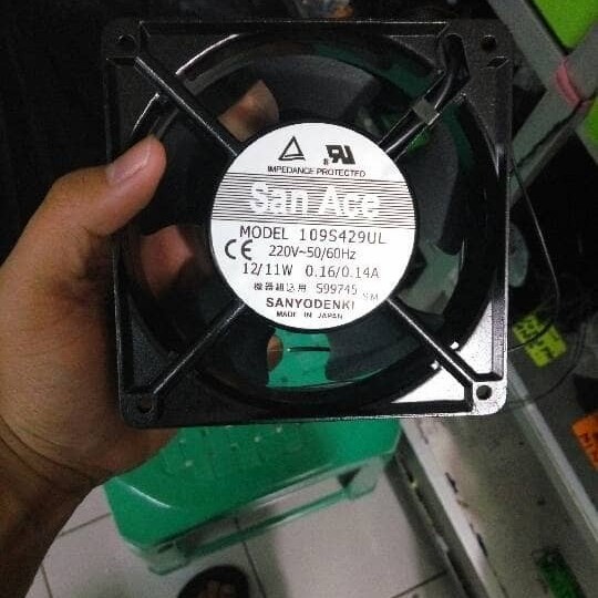 Jual SB99 fan 220v 12cm bearing sun ace san ace sanace jepang asli ...