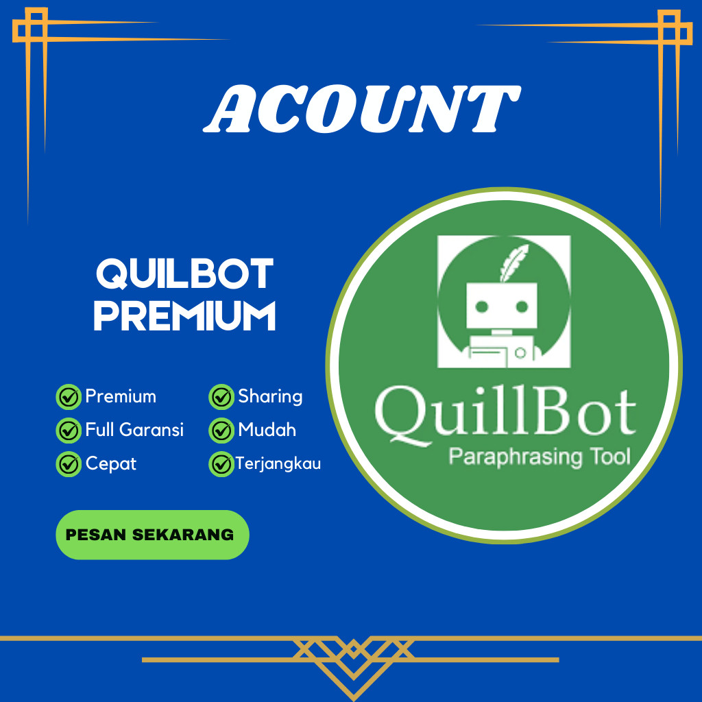 Jual Quillbot Premium Account|100% Original|Full Warranty|Paraphrasing ...
