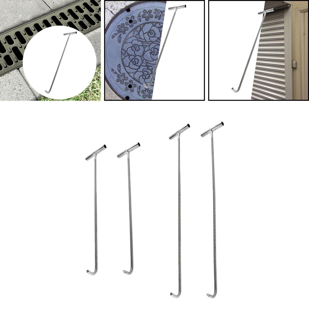 Jual Manhole Hook Tool for Moving Utility Tool T Shape Hook for Sewer ...