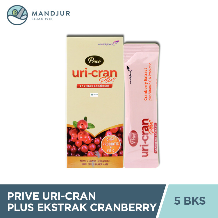 Jual Prive Uricran Plus 8 Gr 5 Sachet - Menjaga Kesehatan Saluran Kemih ...