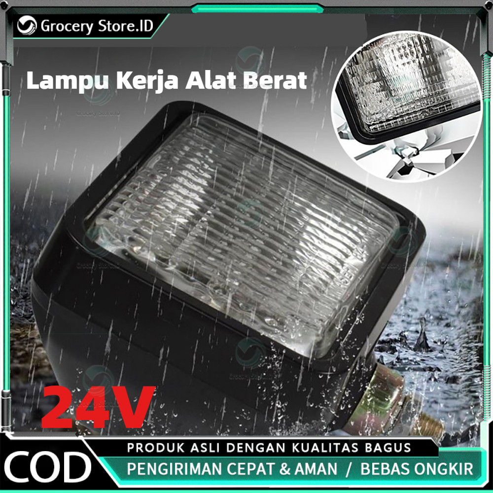 Jual 2pcs LAMPU KERJA / SOROT FORKLIFT DAN ALAT BERAT HALLOGEN 24 VOLT 12 VOLT Forklift ...