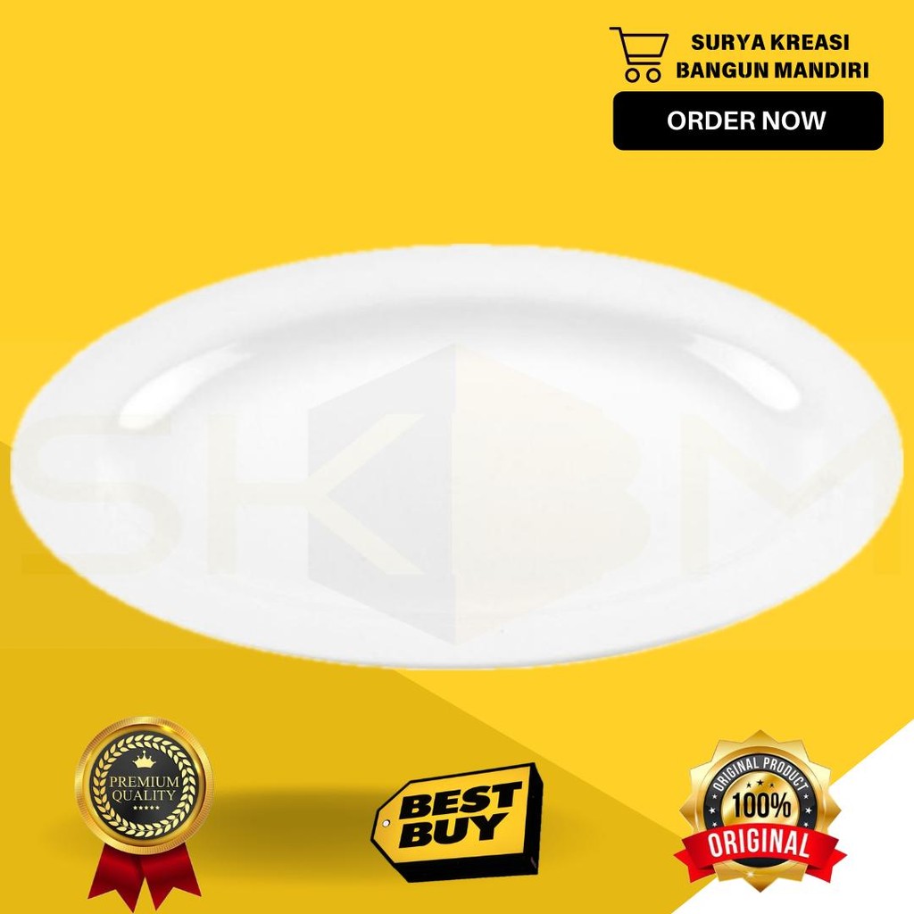 Jual SKBM - PIRING OVAL GLORI MELAMINE 6309 - PIRING OVAL - PIRING ...