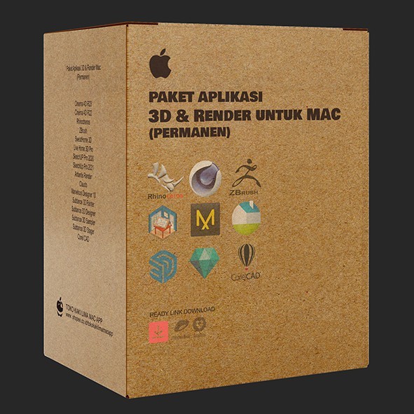 Jual Paket Aplikasi 3D & Render Mac (Permanen) | Shopee Indonesia