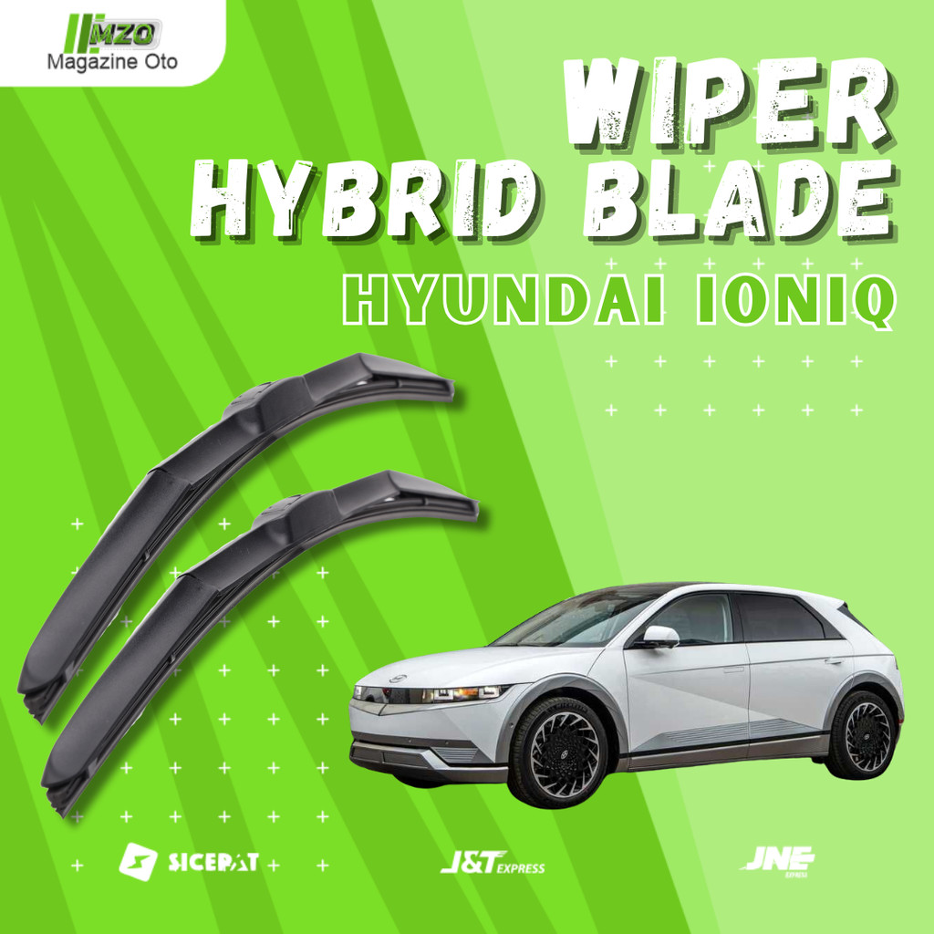 Jual 1 SET (2 PCS) Wiper - Hyundai Ioniq - Model Hybrid 1 Set Kiri dan ...