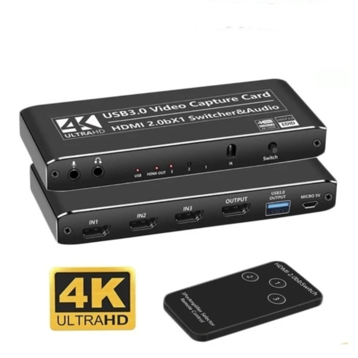 Jual EZCAP 263 USB 3.0 HDMI Video Capture Card 3 INPUT PORT CHANNEL AND ...