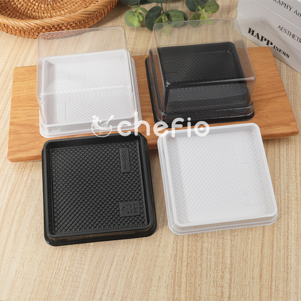 Jual Cake Box Mika Mooncake Case Tray Bening Kemasan Kotak Kue Bolu ...
