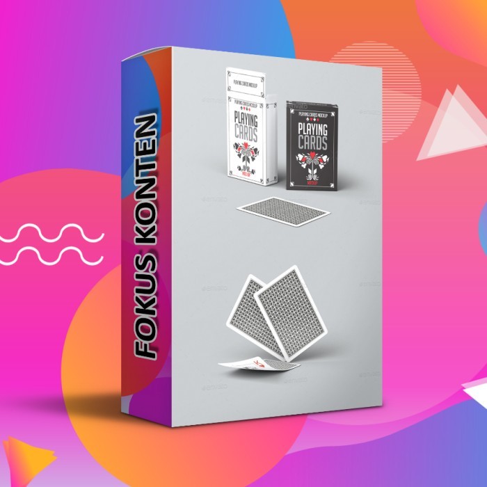 Jual Playing Card Design Mockups - Digital Konten | Shopee Indonesia