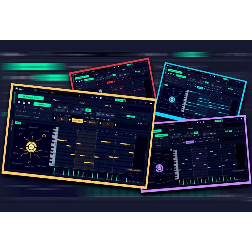 Jual Hexachords Orb Producer Suite v2 VST Plugins MIDI Editor, Velocity ...