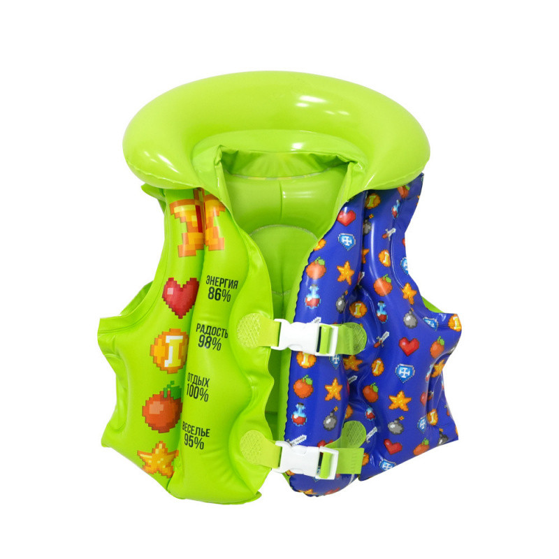 Jual Children's Inflatable Life Jacket Swimming Inflate Swimsuit Vests ...