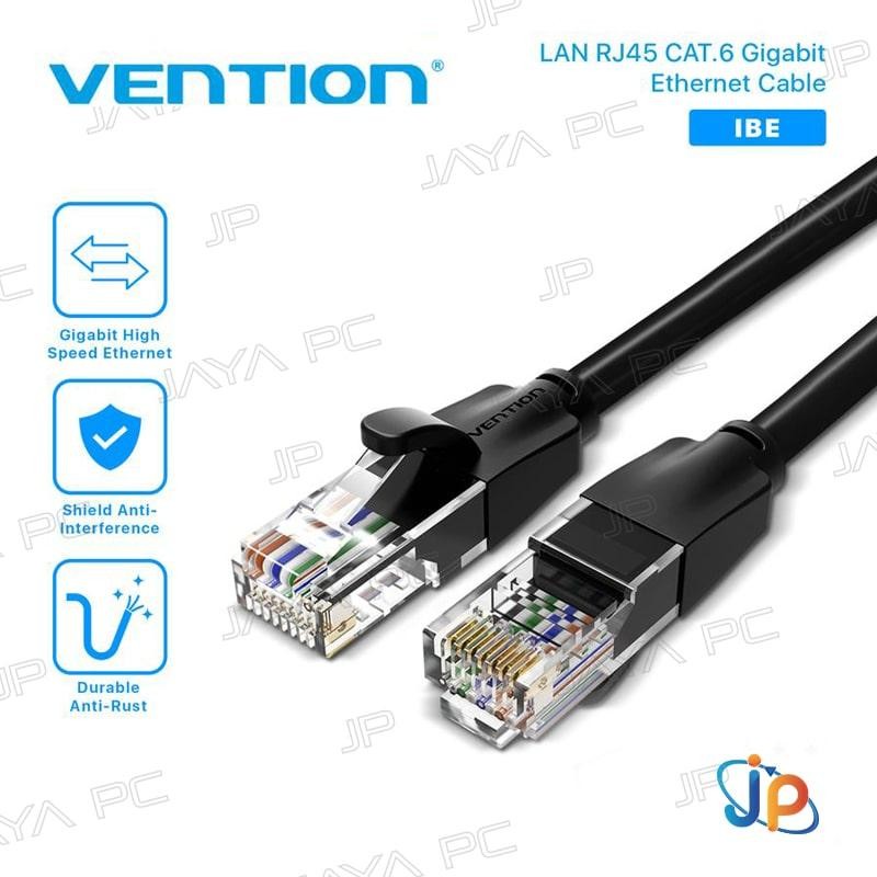 Jual Vention IBE Kabel LAN UTP Cat6 Gigabit Ethernet RJ45 - Ethernet ...