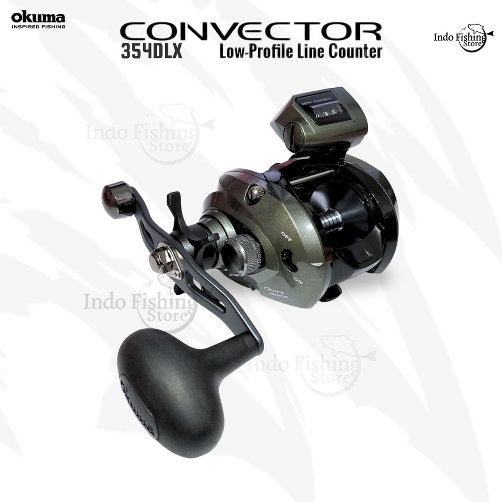 Jual Reel Convector Okuma CV-354DLX Rell BC Low Profile Line Counter ...
