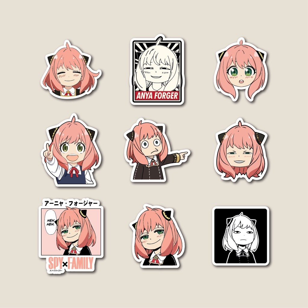 Jual STICKER PACK ANYA SPY X FAMILY | STICKER TUMBLER | STIKER LAPTOP ...