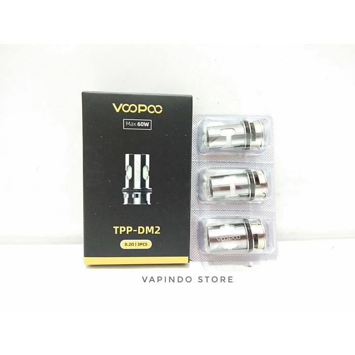 Jual COIL VOOPOO TPP DM2 0.2OHM 40W - 60W FOR DRAG 3 X PLUS KIT ...