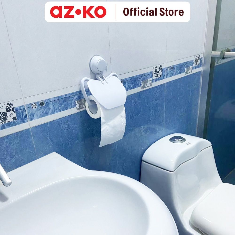 Jual AZKO Stora Dispenser Tissue Roll - Putih Tempat Tissue Roll Wadah ...