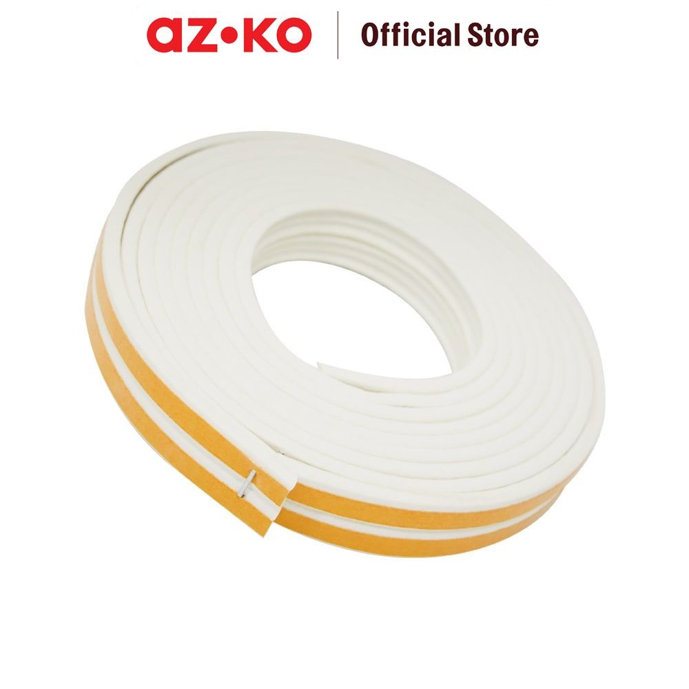 Jual AZKO Krisbow Weatherstrip Epdm 9x4 Mm - Putih Perekat Cuaca Pintu ...