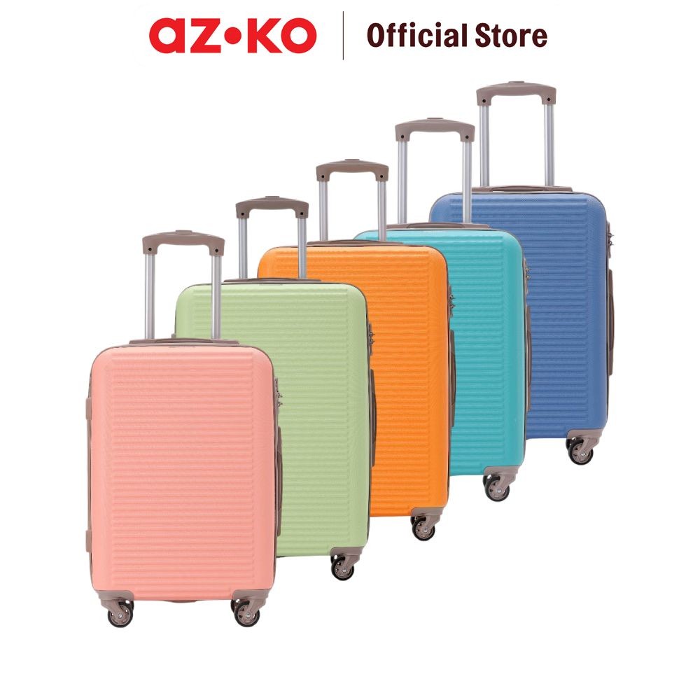 Jual AZKO Supercase 24 Inci Fruit Punch Koper Super Abs Tsa Lock - Pink ...