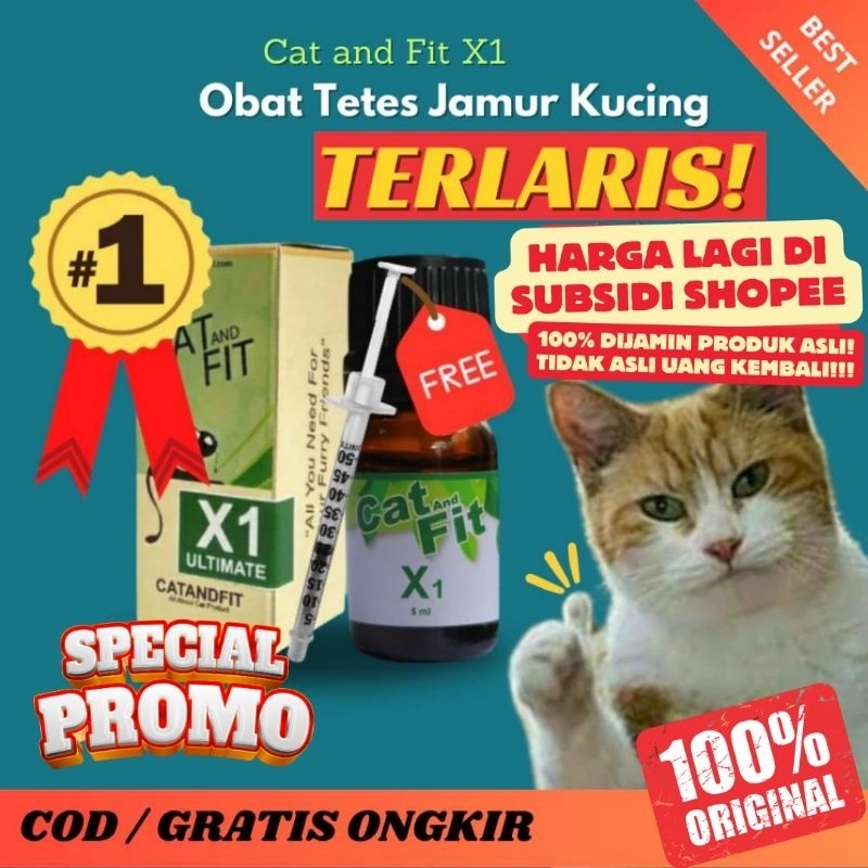 Jual tj64rk obat jamur kutu kucing dan scabies kucing cat and fit x1 ...