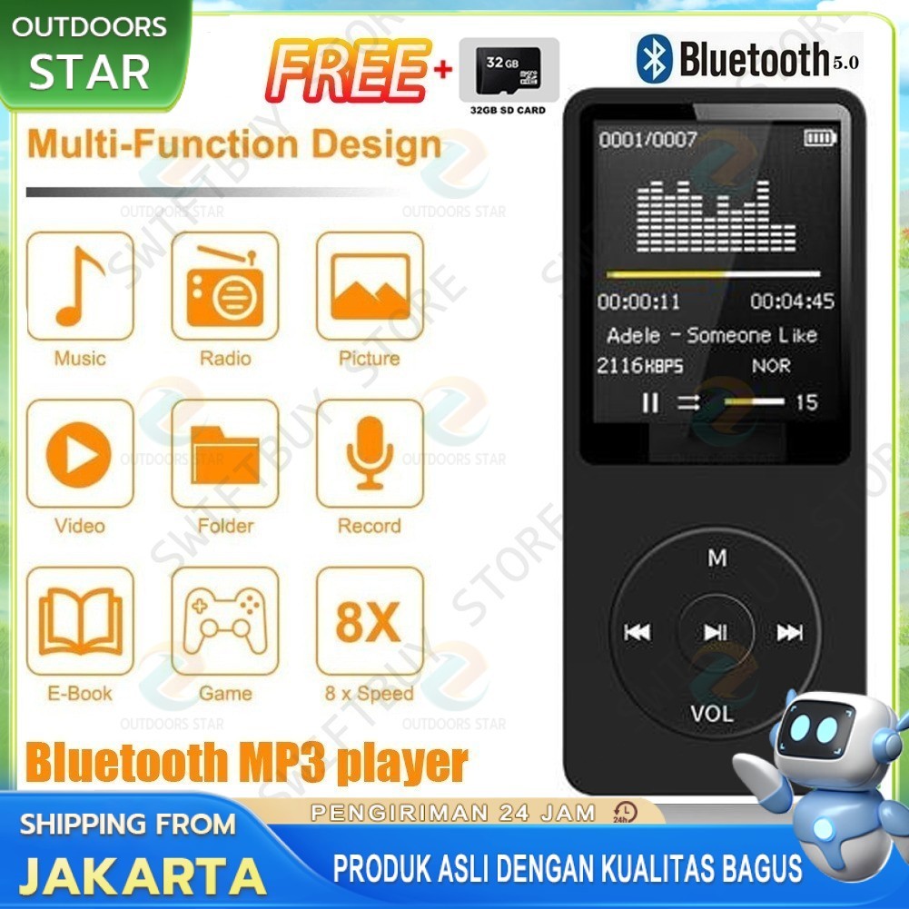Jual MP4 Player Bluetooth MP3 Mini Player Bluetooth MP3 Bluetooth ...
