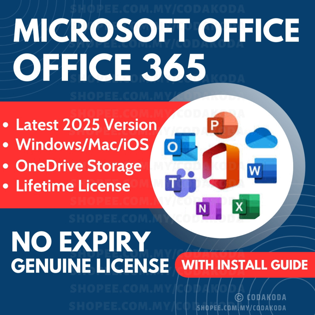 Jual [30 Devices] Lifetime OFFICE 365 Latest 2025 Version Word Excel ...