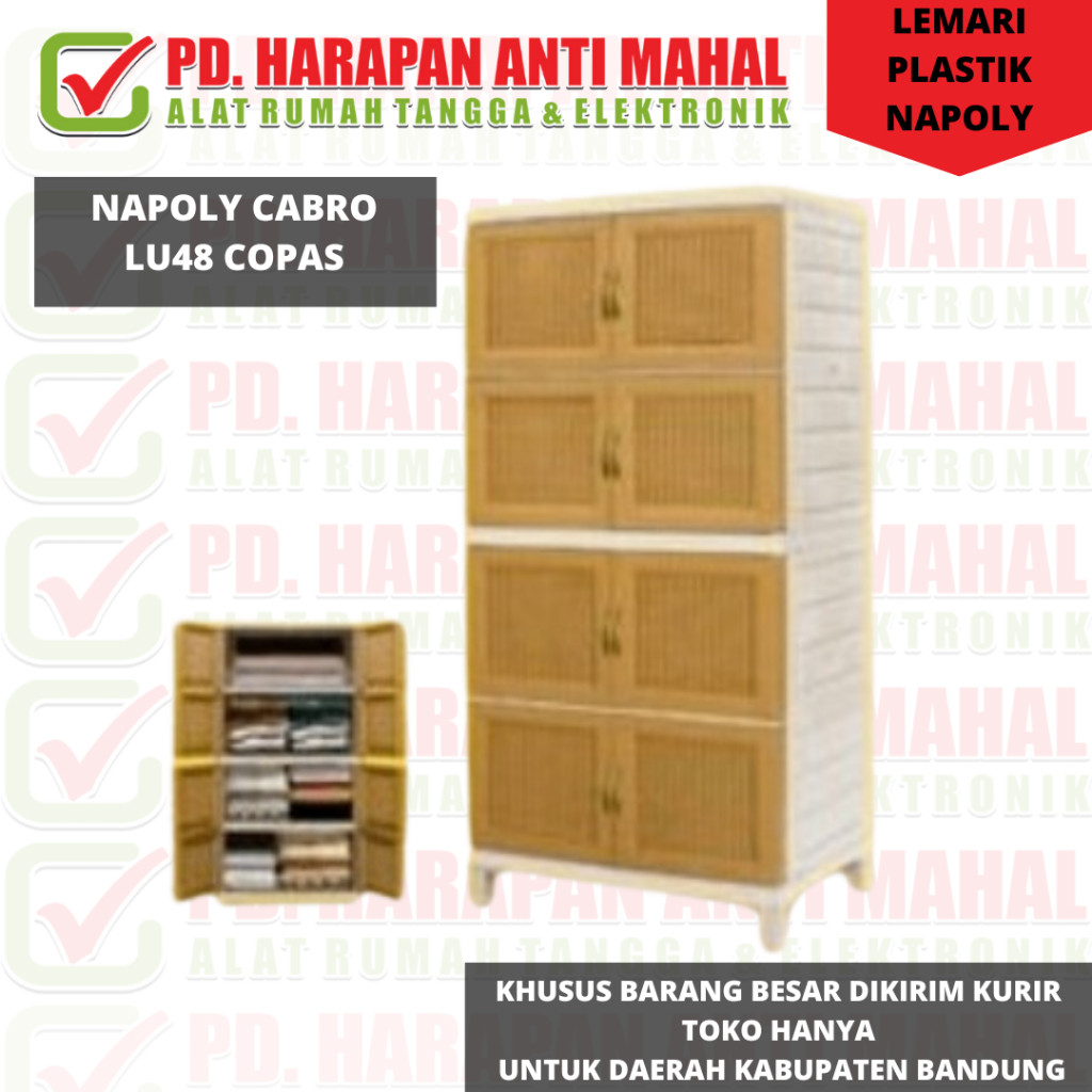 Jual NAPOLY CABRO LU48JHT (LEMARI PLASTIK)/NAPOLY CABRO LU48 COPAS ...