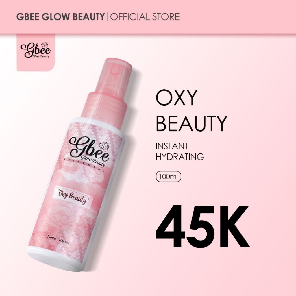 Jual Gbee Glow Oxy Beauty 100ml / Face Mist Pengganti Mist Water Untuk ...