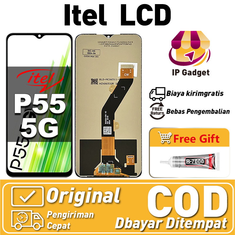 Jual LCD For Itel P55 5G Original fullset ori asli Layar hp touchscreen ...