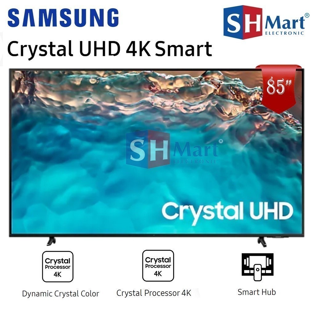 Jual SMART TV SAMSUNG 55 INCH CRYSTAL UHD 4K UA55BU8000KXXD 55BU8000 NEW 2022 GARANSI RESMI ...