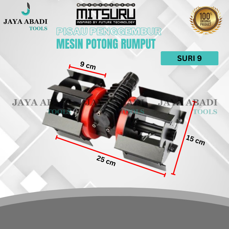 Jual Alat Penggembur tanah penyiang gulma model 2 pisau lurus Belimbing ...