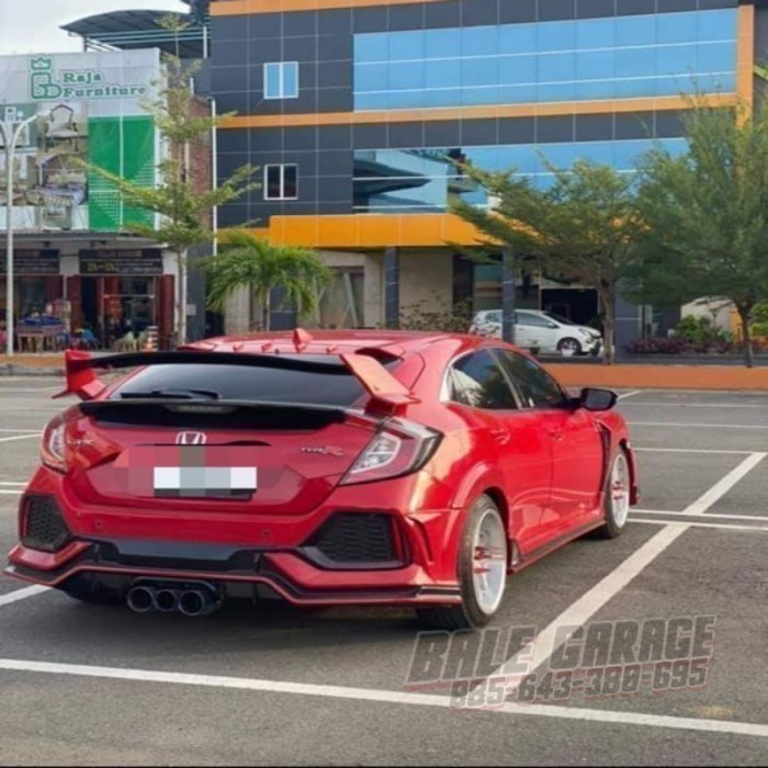 Jual bodykit honda civic hatchback type r turbo GRADE-A body kit ...