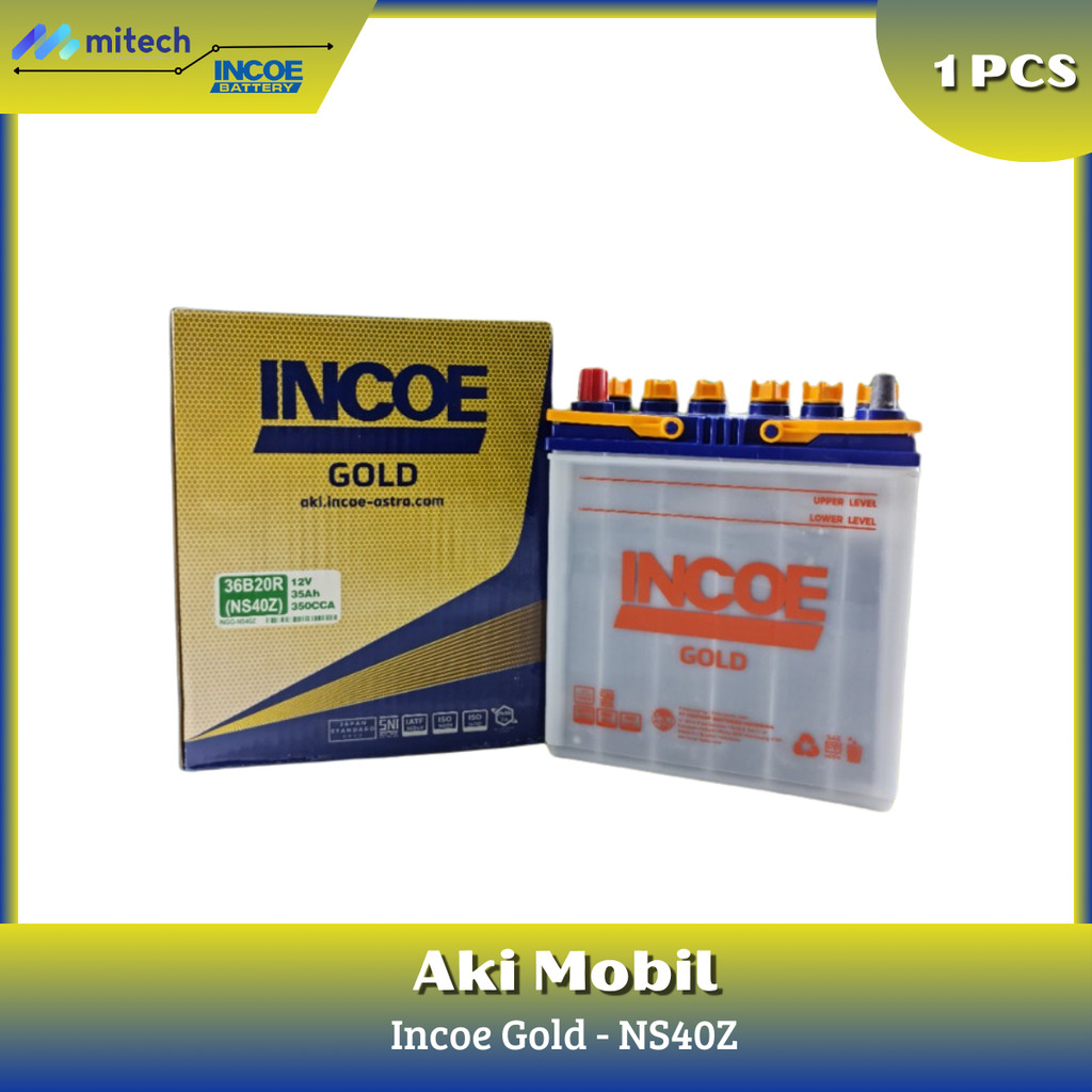 Jual Incoe Gold Astra Aki Basah Mobil Kia New Visto NS40Z 12V / 35A ...