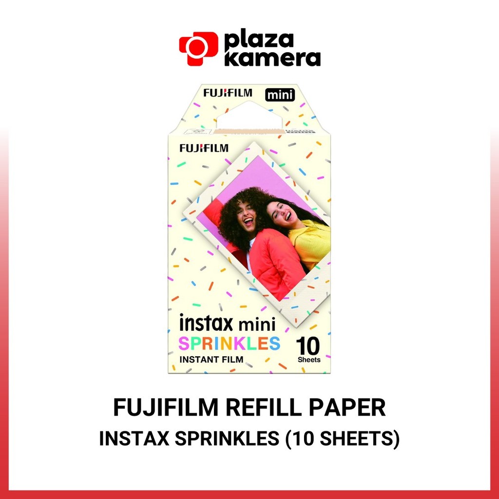 Jual FUJIFILM Refill Film Paper Instax Mini Instant Sprinkles 10 Sheet ...