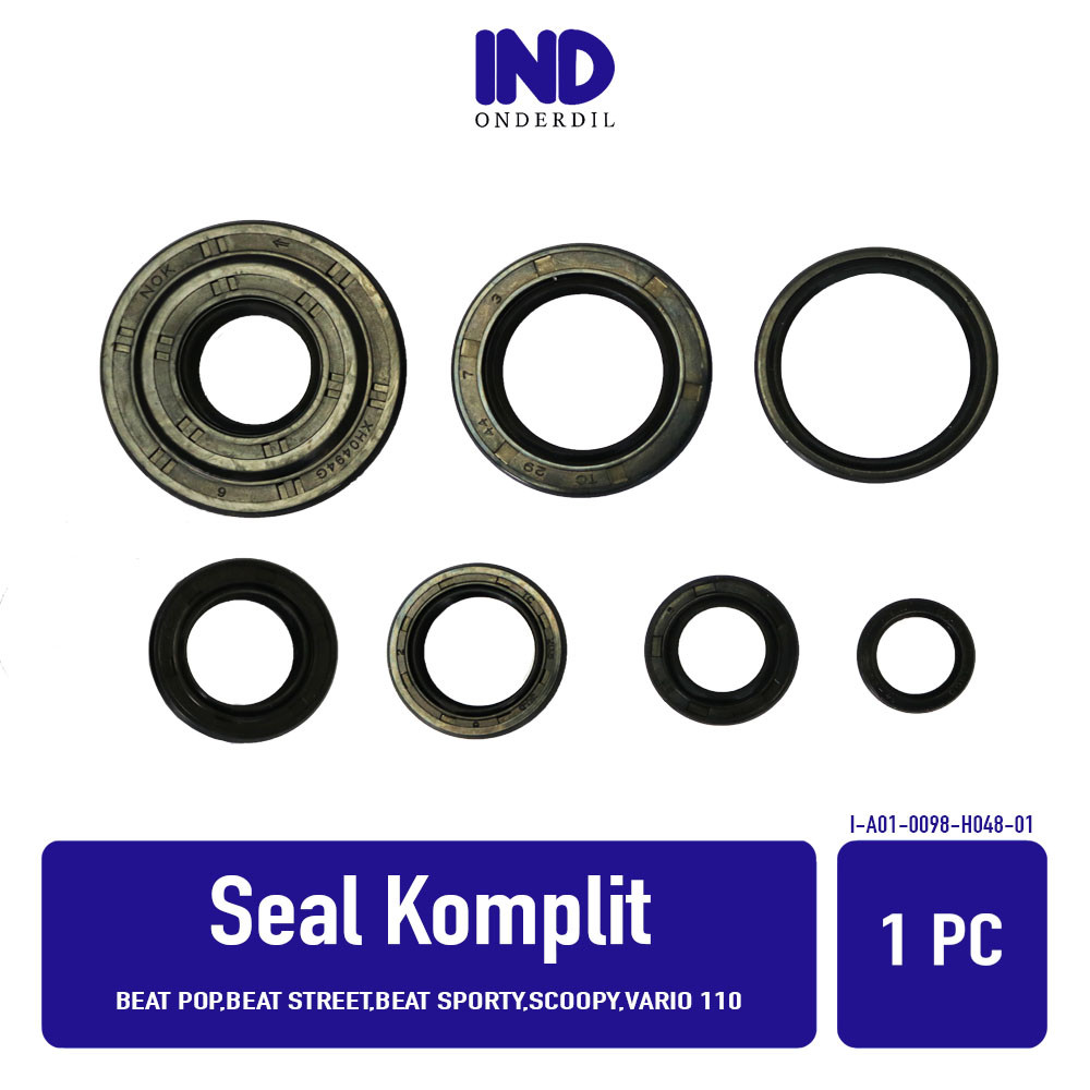 Jual Sil Komplit Beat Pop & Beat Street & Sporty & Scoopy & Vario 110 Seal Oli Oil Assy Set Kit ...