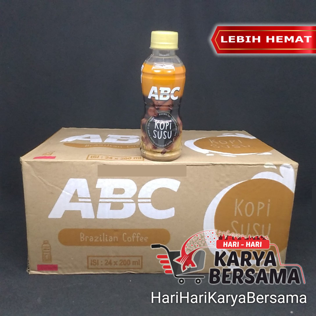 Jual MINUMAN KOPI ABC SUSU COFFEE PER-KARTON ISI 24'S X 200ML | Shopee ...
