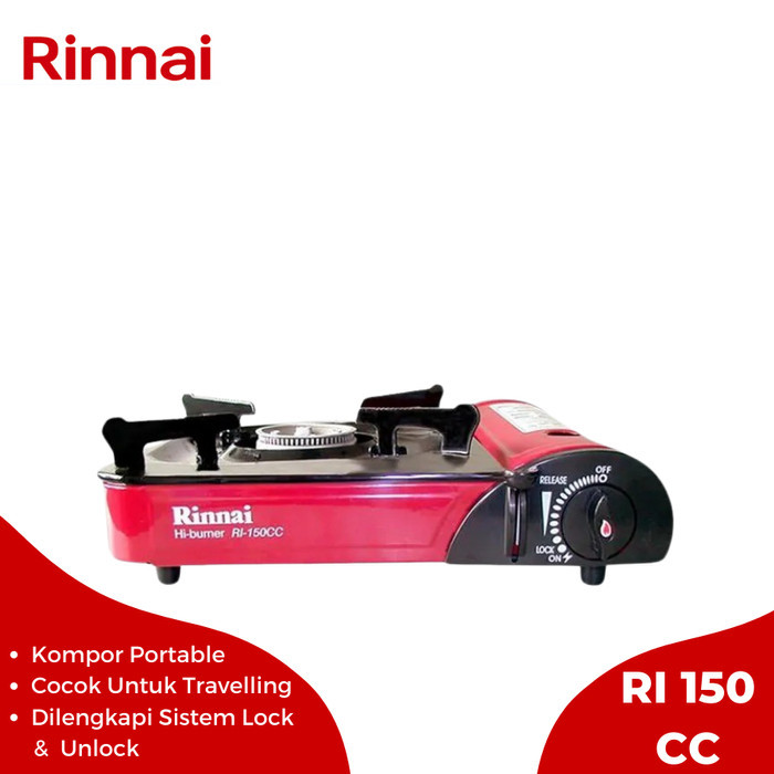 Jual Rinnai RI 150 CC Kompor Portable Gas Tabung Kompor Travel Mini ...