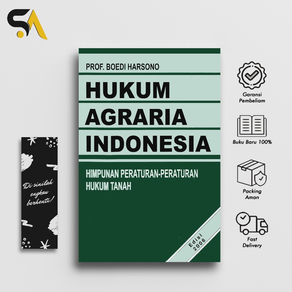 Jual Hukum Agraria Indonesia By Boedi Harsono | Shopee Indonesia