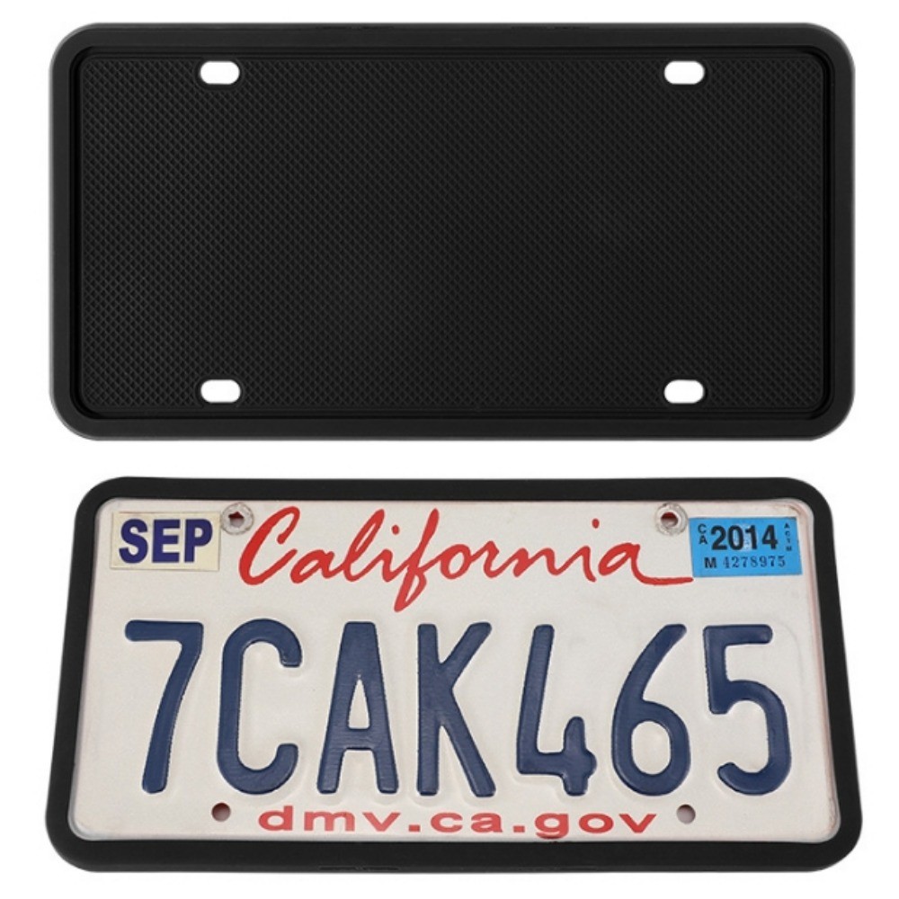 Jual Silicone license plate frame, American and Canadian license plate ...
