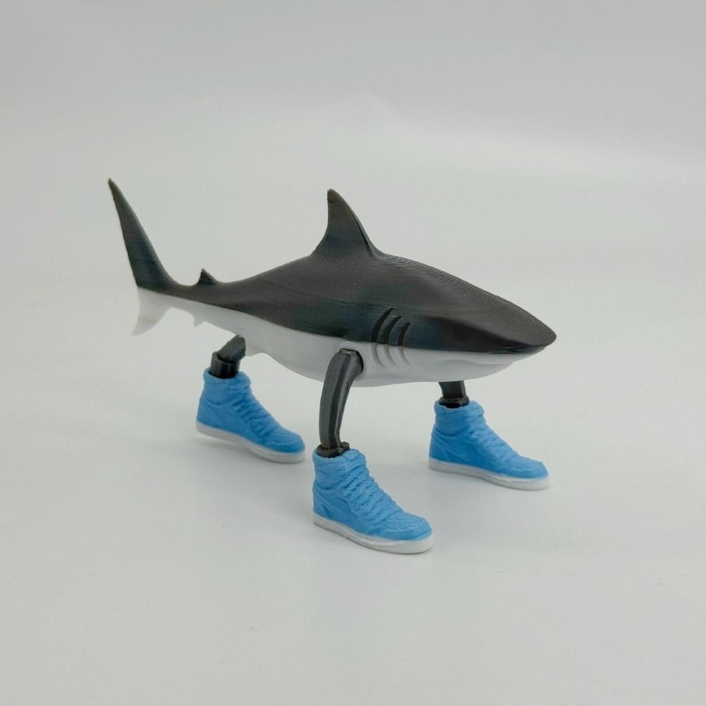 Jual Shark Figurine Tungtungsahur Figure Funny Doll Articulated ...
