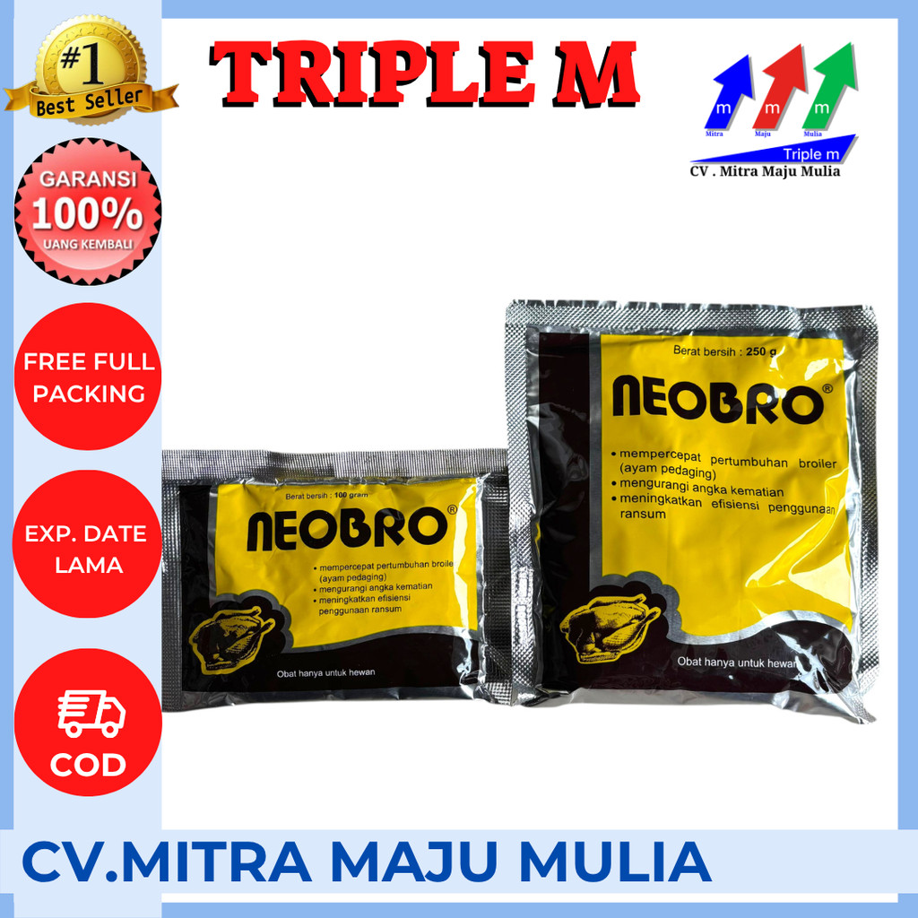 Jual NEOBRO 250 Gram dan 100 gram MEDION Vitamin Penambah Berat ...