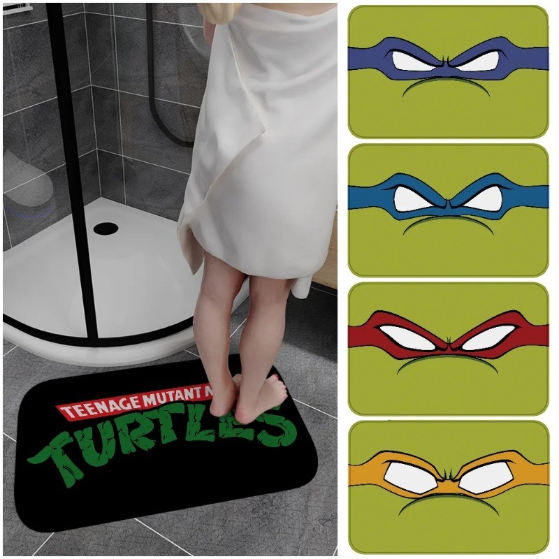 Jual MINISO Disney N-Ninja Turtles Door Mat Washable Non-Slip Living ...