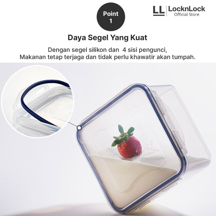 Jual BEST -LocknLock Food Container HPL815D- 1.1L (HPL815D) | Shopee ...