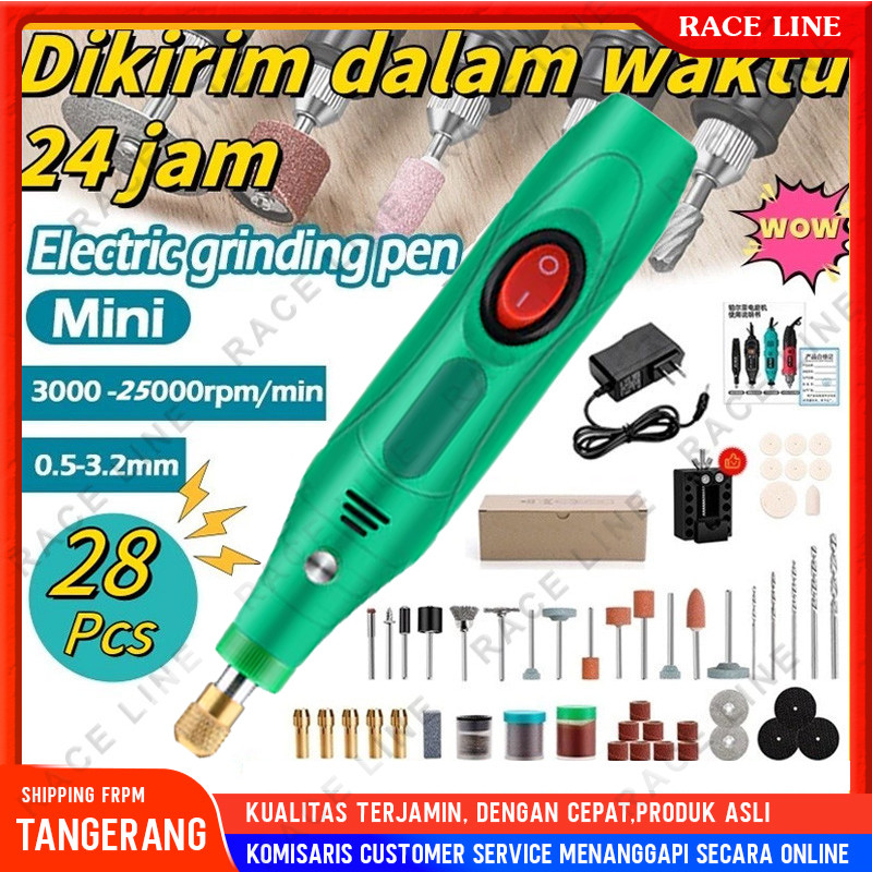 Jual 28PCS Sunlise Bor Mini 12V/24V DC 3000-15000 RPM Mini Drill ...