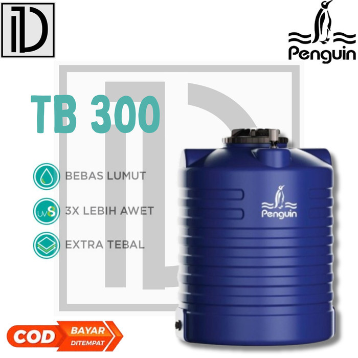 Jual Tandon / Toren ./ Tangki air Penguin TB 300 (300 Liter) TURN | Shopee Indonesia